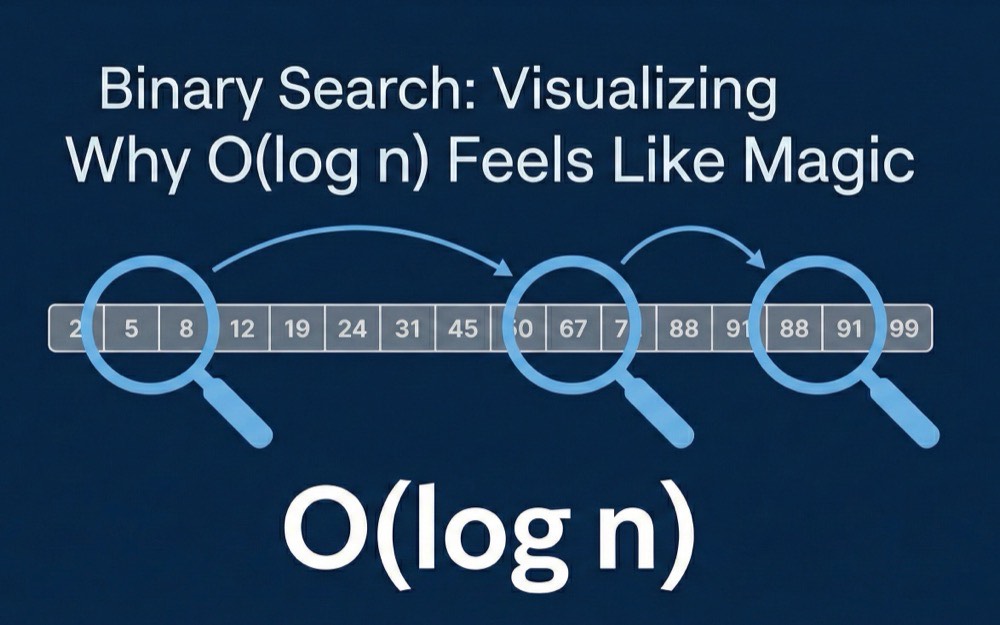 Binary Search: Visualizing Why O(log n) Feels Like Magic | PythonAlchemist | PythonAlchemist