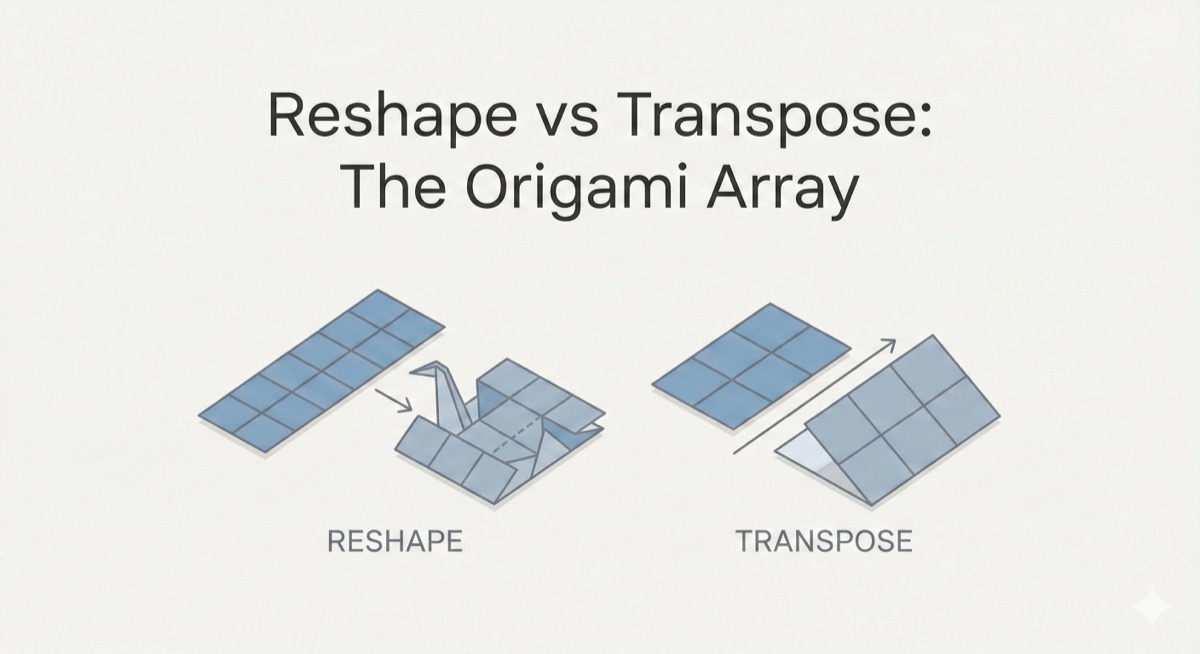 NumPy Reshape vs Transpose: Why One Can't Rotate Images | PythonAlchemist | PythonAlchemist